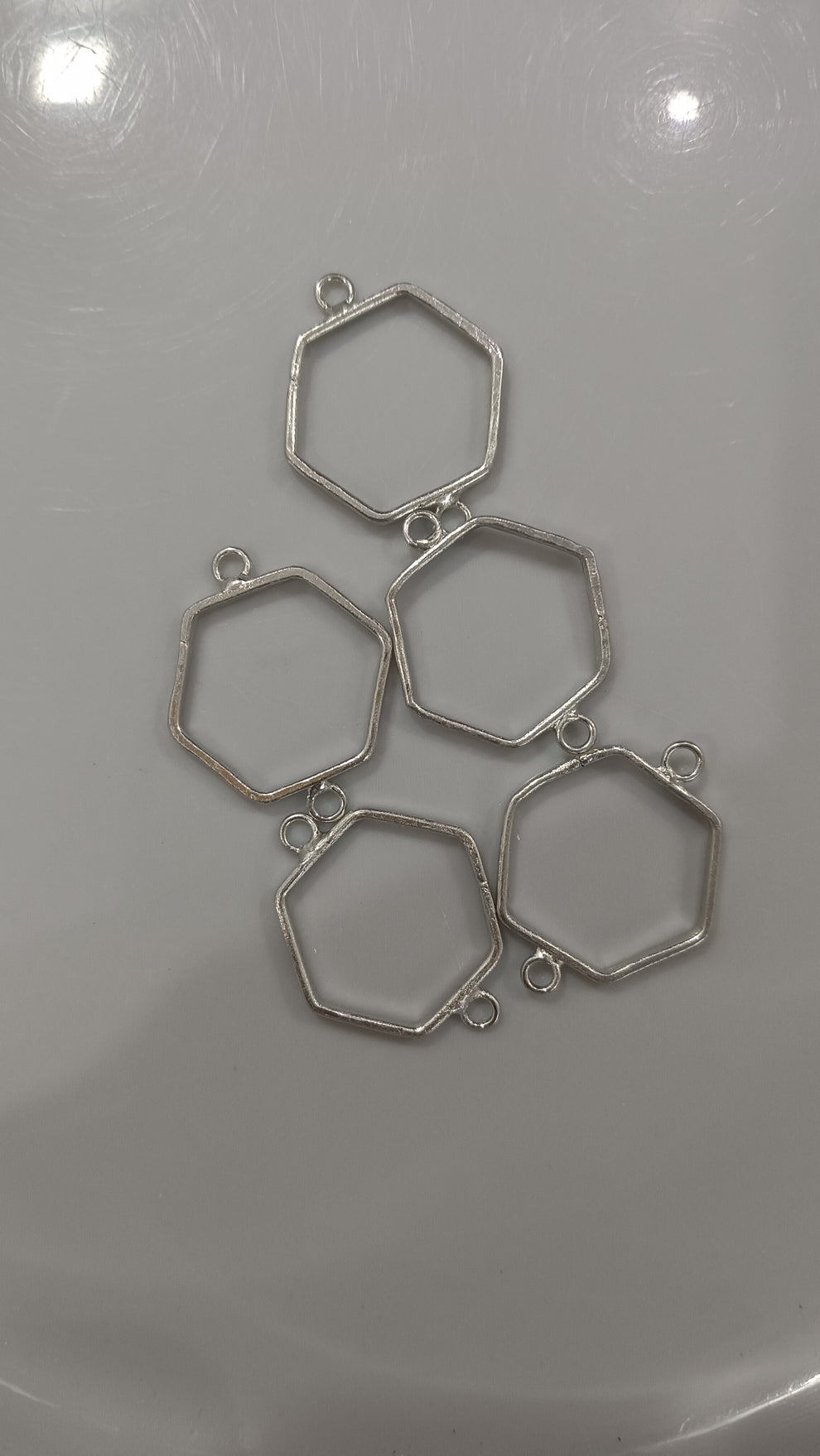 Hexagon bracelet bezel pack of 5 – theo_artsoul