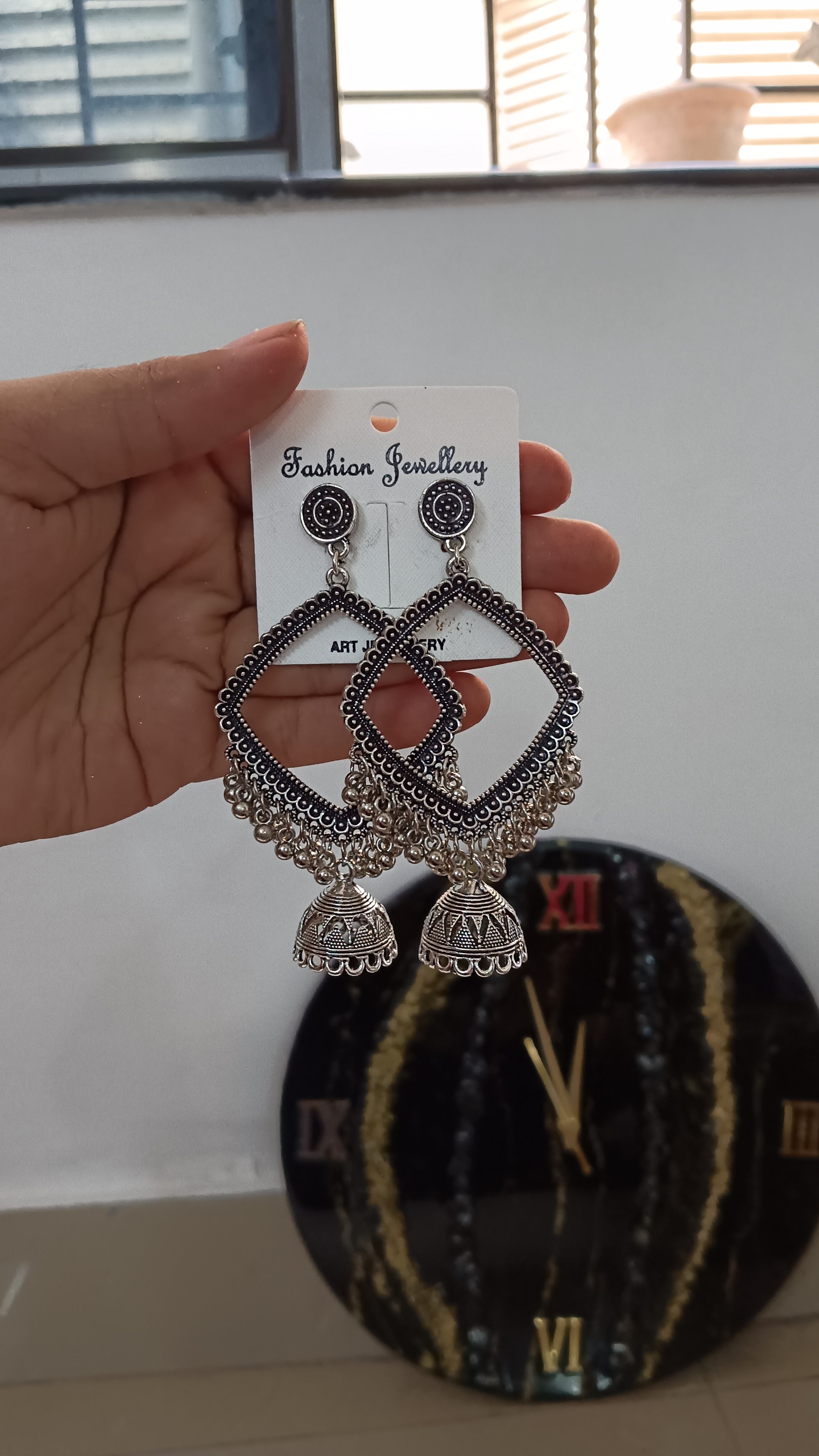 Silver rhombus with latkan – theo_artsoul